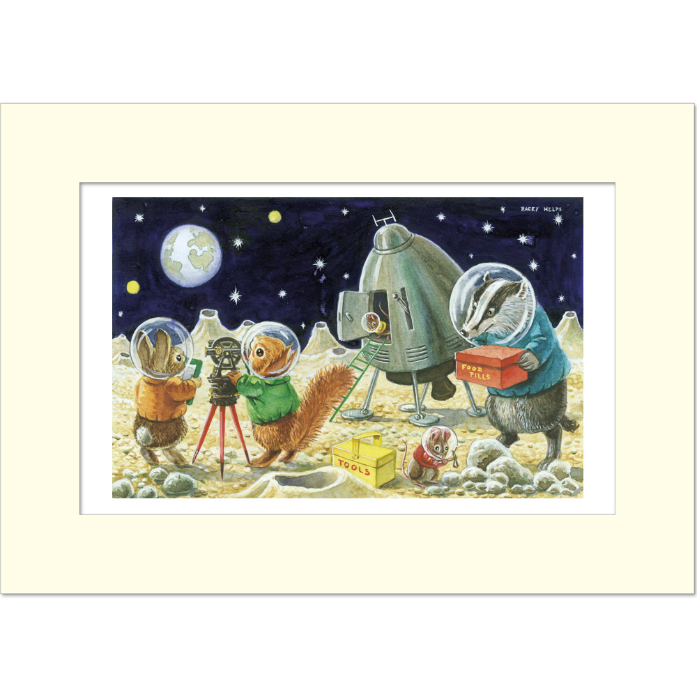 Racey Helps - Landing on the Moon