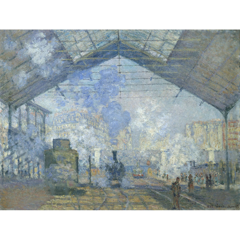 Gare St-Lazare, 1877 by Claude Monet