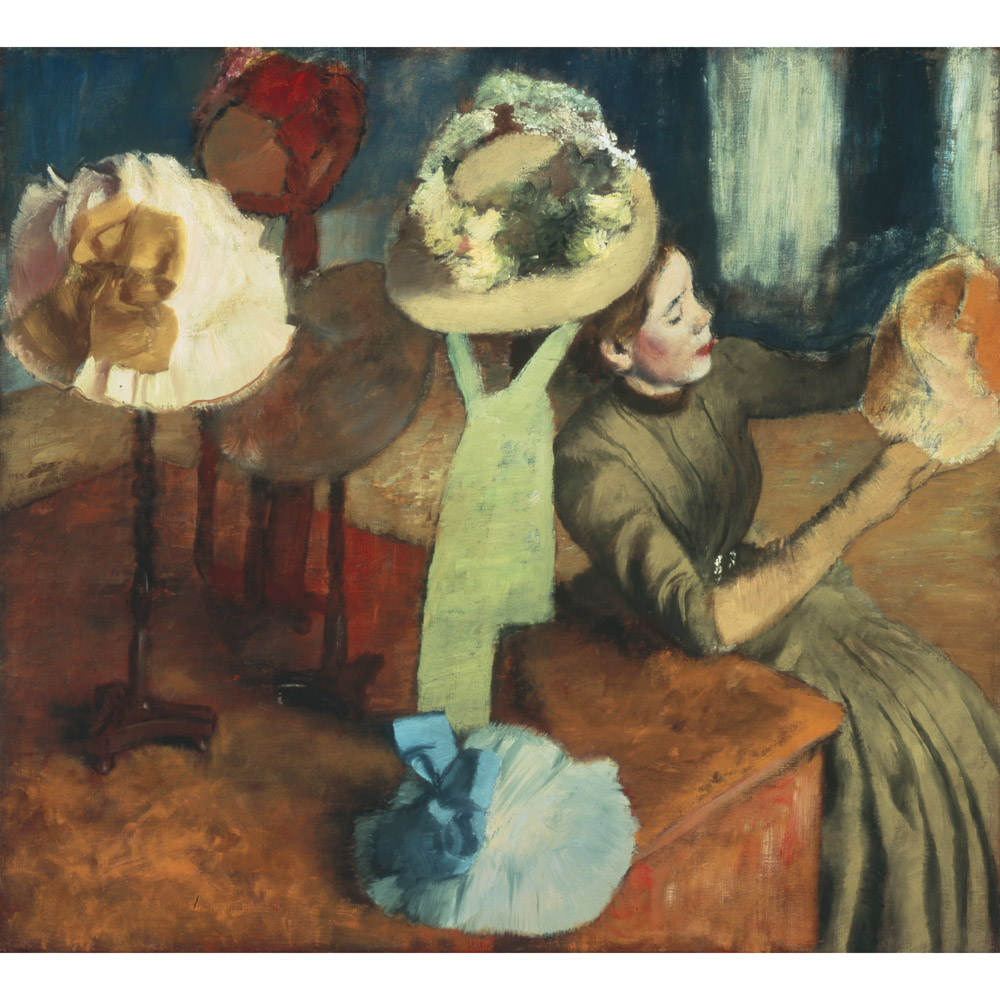 The Millinery Shop by Pierre Auguste Renoir