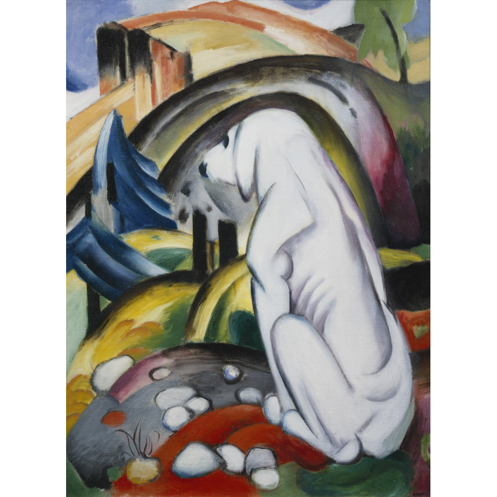 Franz Marc – The Dog in Front of the World