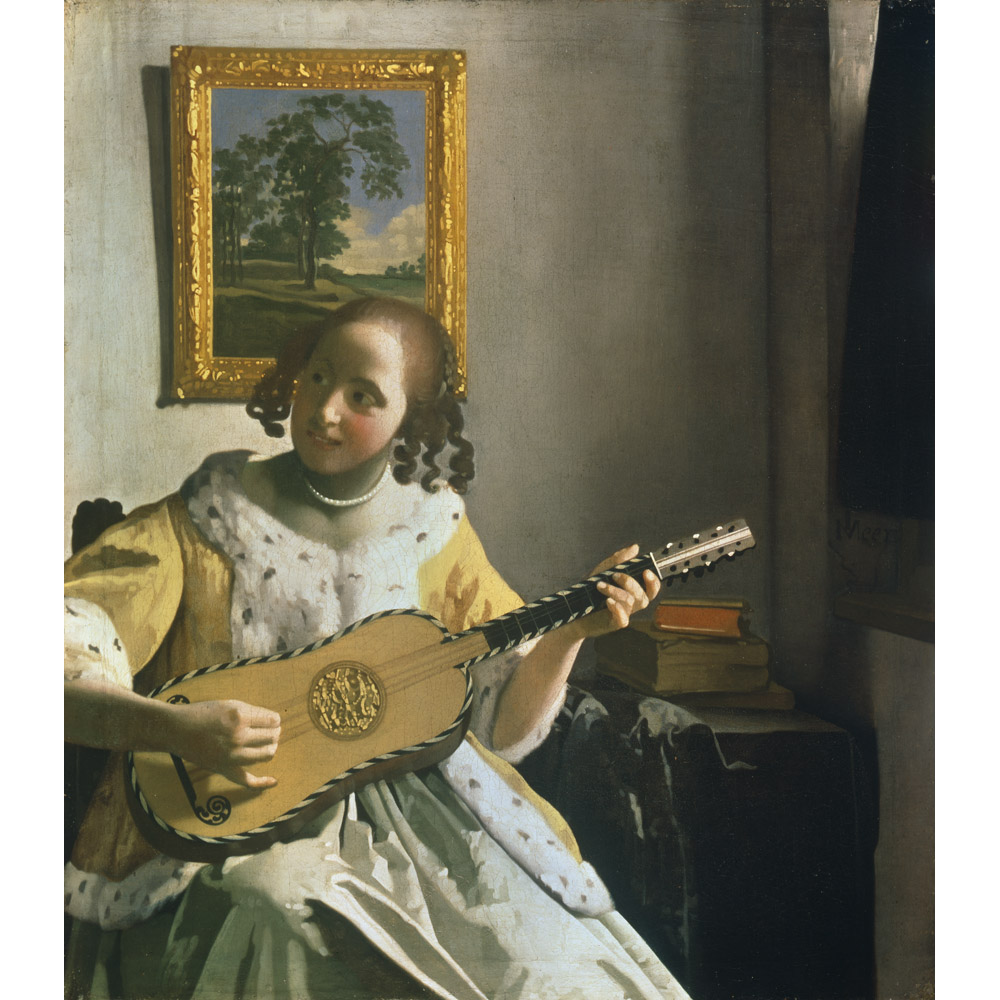 The Guitar Player by Johannes Vermeer