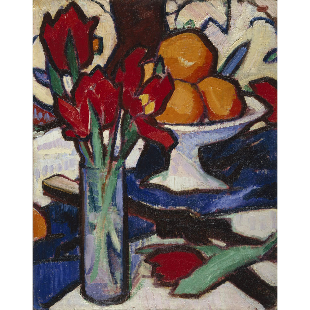 Still Life with Tulips by Samuel John Peploe