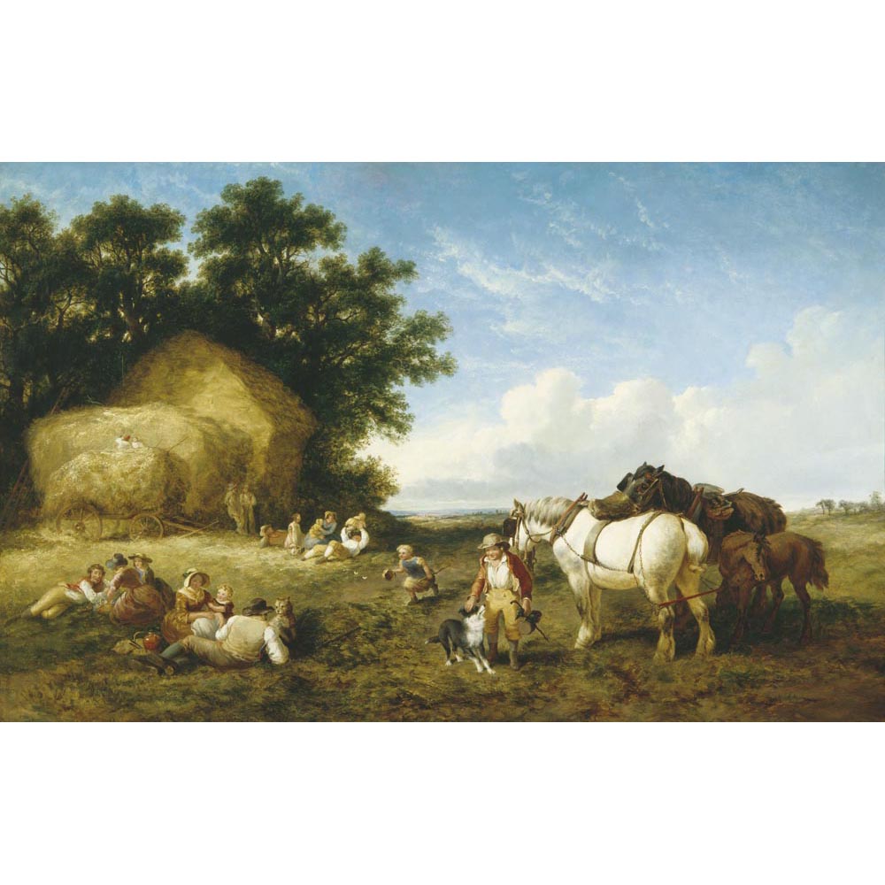 Harvest Time by William Shayer