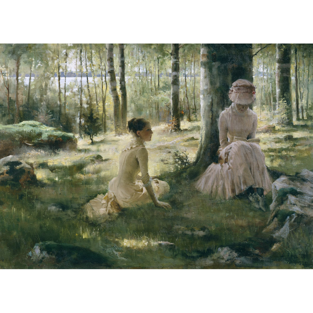 Albert Edelfelt – Under the Birches
